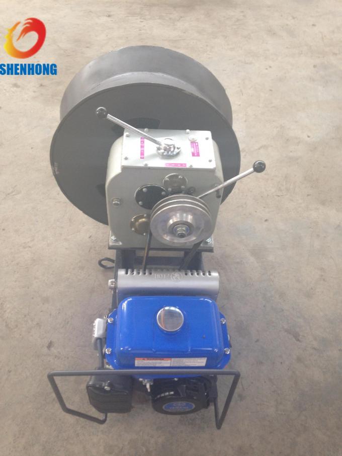 Gas Powered Winch 3Ton Cable Drum Winch Threading Machine Yamaha Engine ...