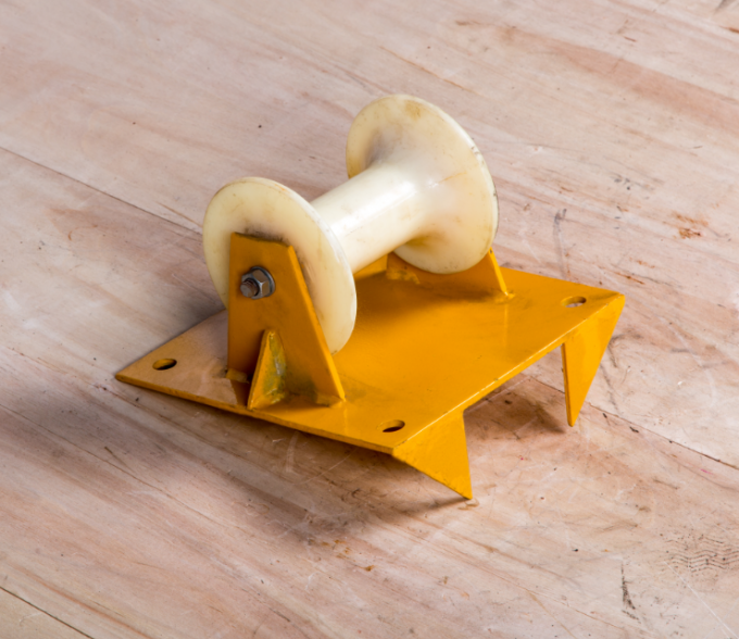 Nylon or aluminum wheel heavy duty cable rollers SHH dia 140*200mm for ...