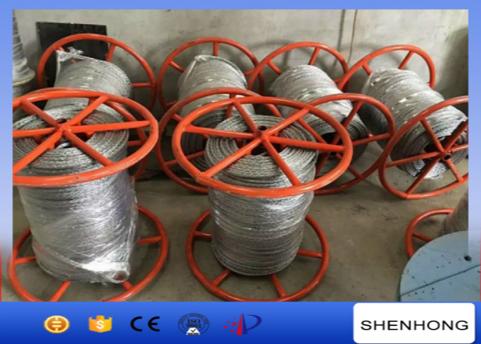 300KN Breaking Load Anti Twist Wire Rope , Hot Dip Galvanised Steel ...