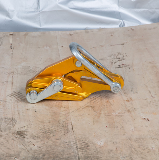 40KN Cable Pulling Clamp Aluminum Alloy Conductor Gripper Maximum Gap ...
